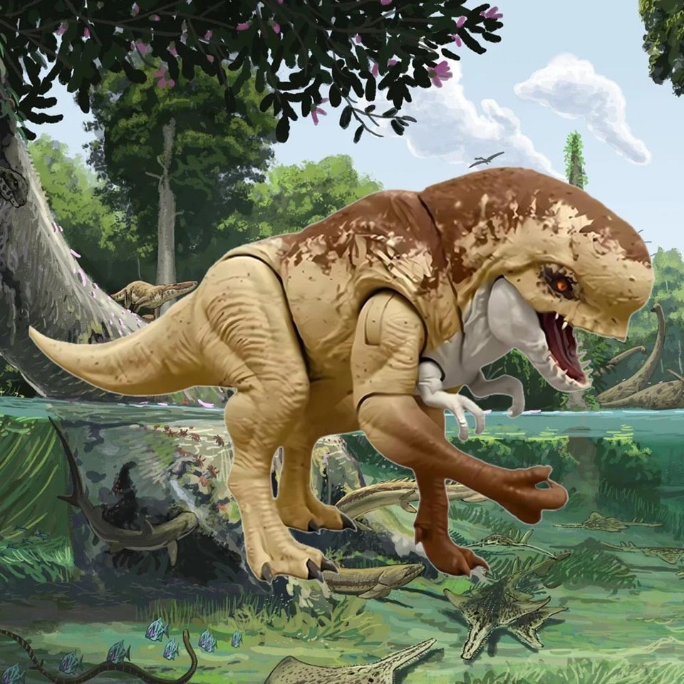 Jurassic World Rebirth Distortus Rex Rumble'n Rampage Figure Gift 20cm ...