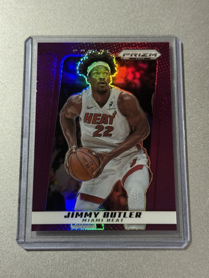 Jimmy Butler Miami Heat Panini Prizm Deca NBA 2024-25 PURPLE PRIZM SP ...