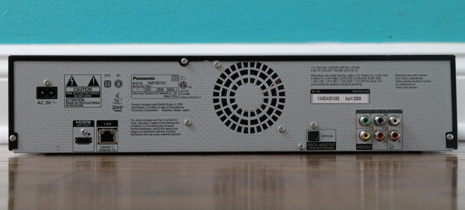 PANASONIC DMP-BD70V Blu-ray/VCR Combo No Remote | eBay