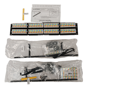 NEW Ortronics OR-PHD6AU48 Clarity Cat6A 10G 48 Port Flat Patch Panel | eBay