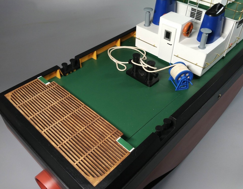 Hobby Springer Pusher Tug 1:35 570mm Wooden RC Model Ship Kits Boat Kit ...