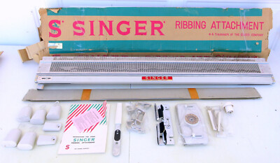 Singer Knitting Machine Ribbing Ribber Attachment Silver Reed SR-101 ...