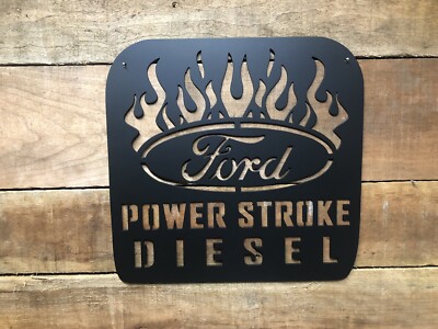 Ford Power Stroke Diesel shop sign - you pick color | eBay