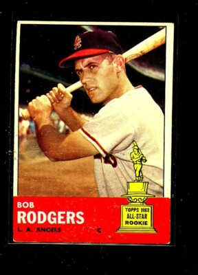 1963 TOPPS #280 BOB RODGERS ANGELS EX+ E08676 | eBay