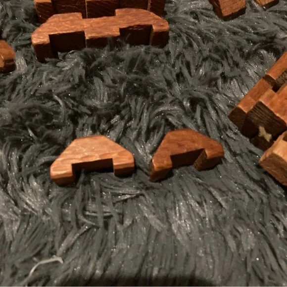 Vintage Halsam Hewn American Logs No. 815 Toy Building Set | eBay