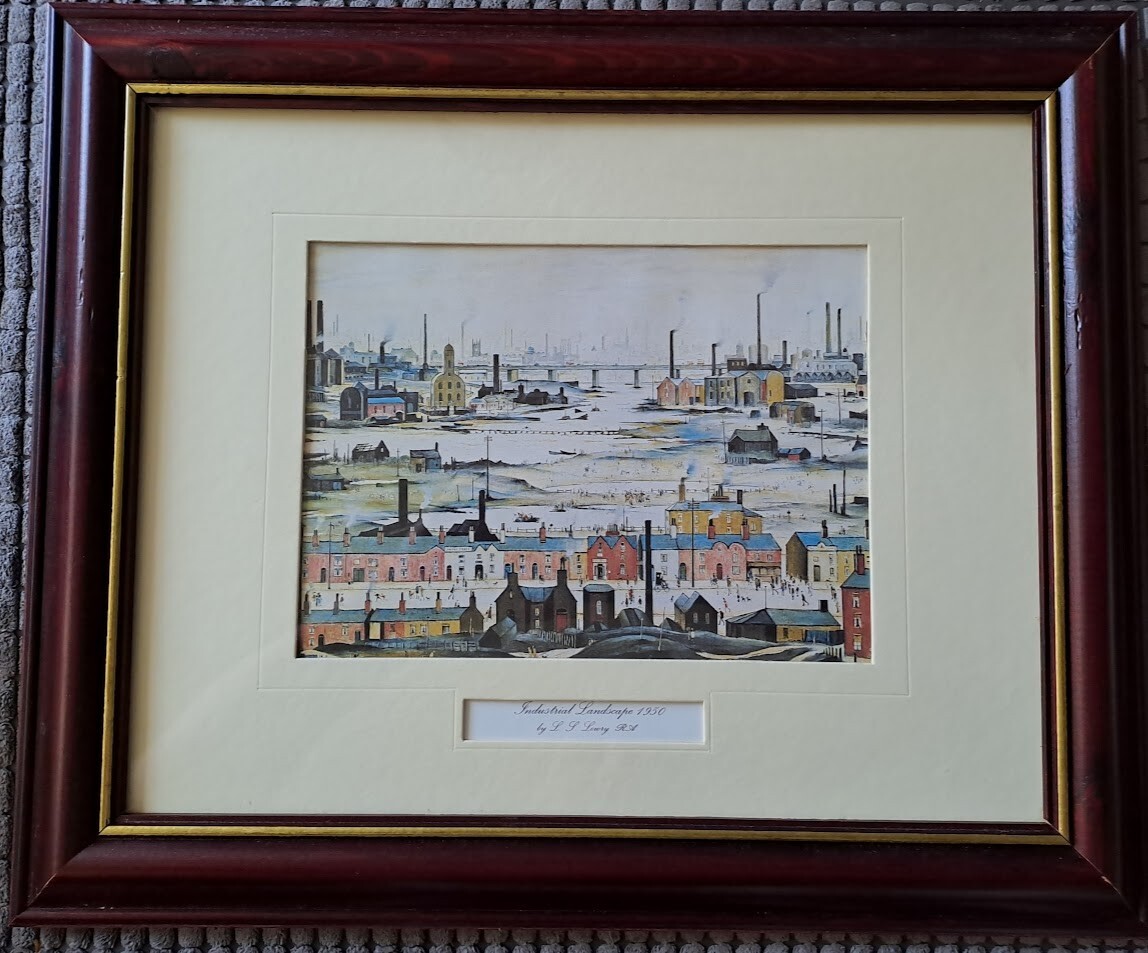 Industrial Landscape 1955 LS Lowry 'Industrial Landscape 1950' Oak