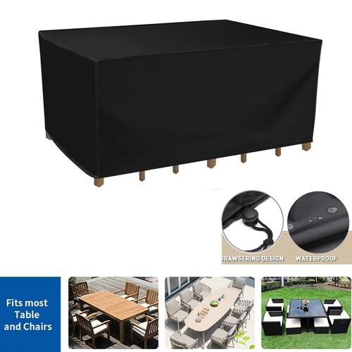 40 size Cover Garden Furniture Dust Waterproof Patio Rattan Table Chair ...