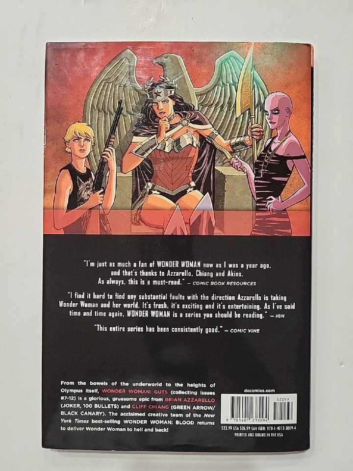 Wonder Woman #2 Guts DC Comics March 2013 Hardcover The New 52! NEW ...