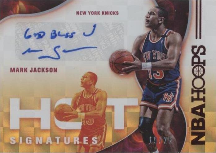 2021-22 Panini NBA Hoops - Hot Signatures Mark Jackson #HS-MJK Red /25 ...