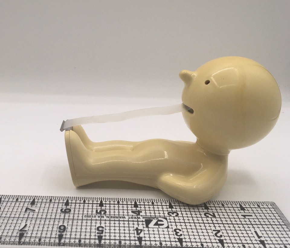 Vtg Early 2000s Mr.P Tape Dispenser Prōpagānda ONE MAN TRY Pop Art ...