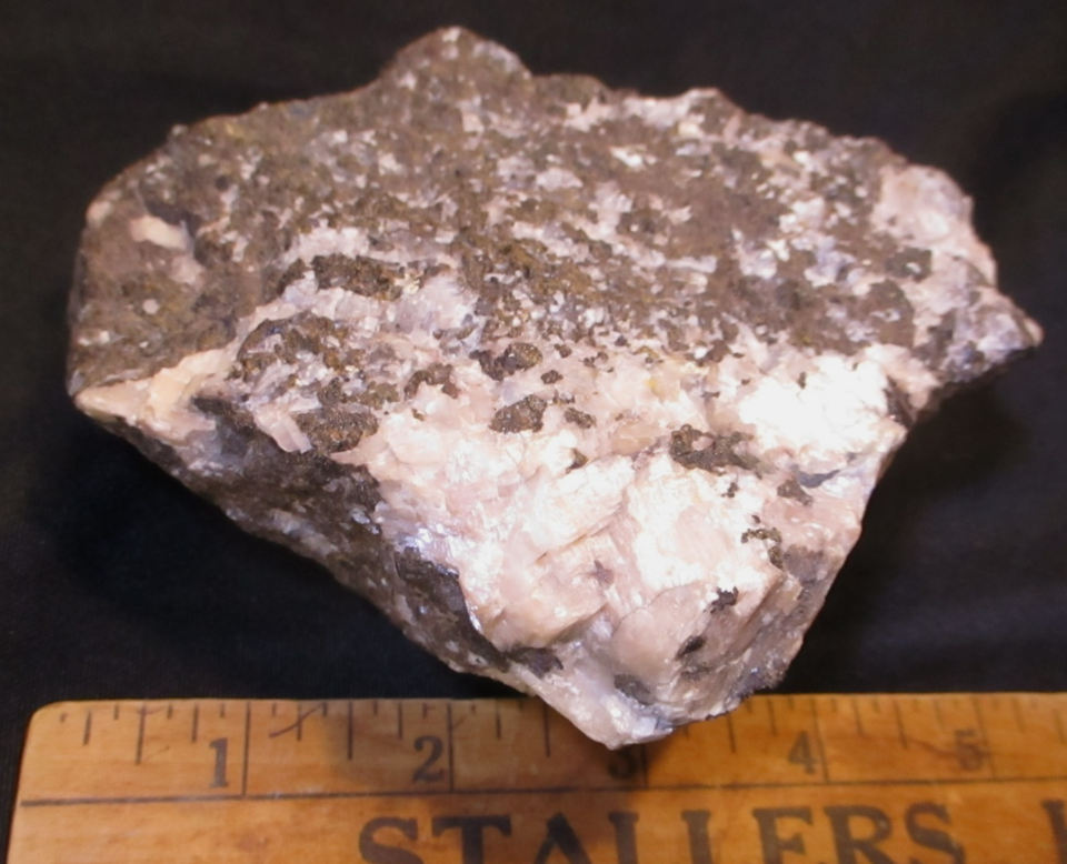Large Fluorescent Barite, Calcite, Augite, Franklin, NJ | eBay