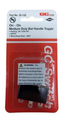 DPDT On-On 03A Bat Switch Metal | eBay