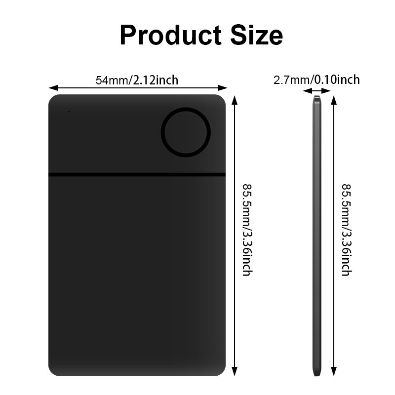 Wallet Tracker Card Key Finder Luggage Tracker Item Locator Smart BT ...