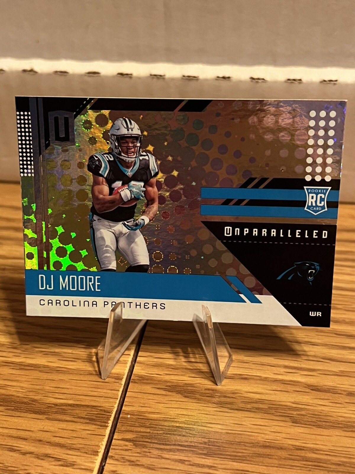 2018 Panini Unparalleled DJ MOORE ROOKIE RC CARD #257 PANTHERS BEARS | eBay