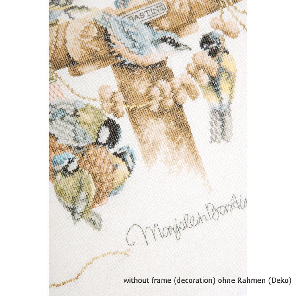 Lanarte cross stitch kit "MB birdhouse I", counted, DIY | eBay