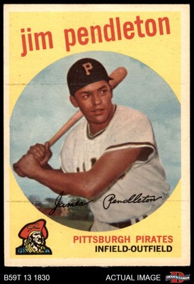 1959 Topps #174 Jim Pendleton Pirates 5 - EX | eBay
