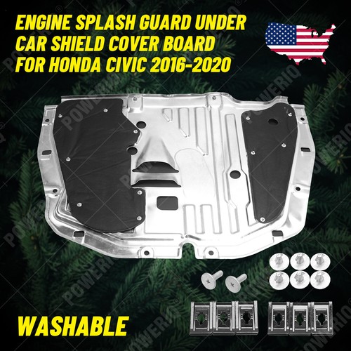 Engine Splash Guard Under Car Shield Cover Board For Honda Civic 2016 ...