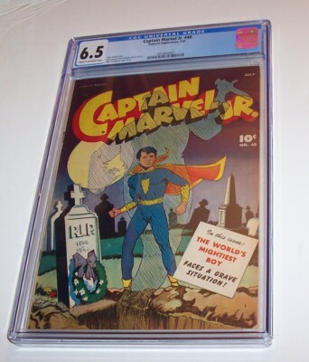 Captain Marvel Jr. #40 - Fawcett 1946 Golden Age Issue - CGC FN+ 6.5 | eBay