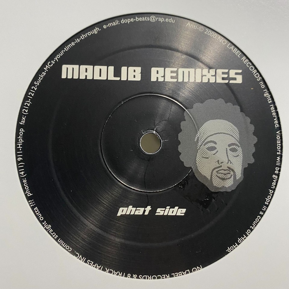 MADLIB - REMIXES (VINYL LP) 2000!! RARE!! BIG PUN + LOOTPACK + ROOTS ...
