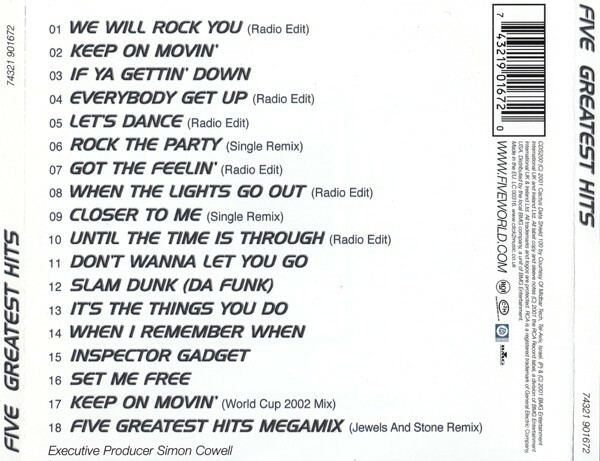 Five - Greatest Hits / CD 2001 VG+ | eBay