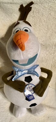 Disney Frozen Olaf 14" Talking Plush Pull Apart Snowman Stuffed Toy ...