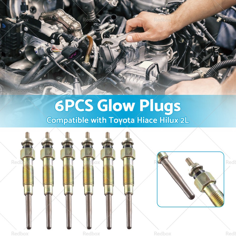 19850-54030 Glow Plugs Suitable For Toyota Hilux LN56 LN65 Hiace LH51 ...