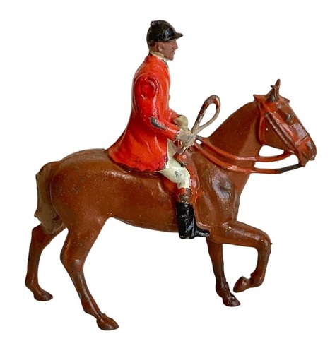 VINTAGE BRITAINS LEAD CHESTNUT LEG UP HORSE RED MAN FOX HUNT HUNTING | eBay