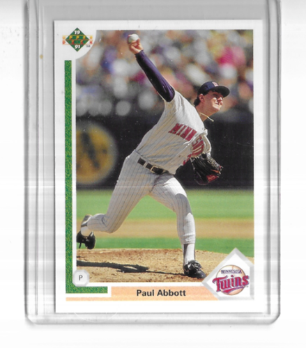 1991 Upper Deck #487 Paul Abbott Minnesota Twins | eBay