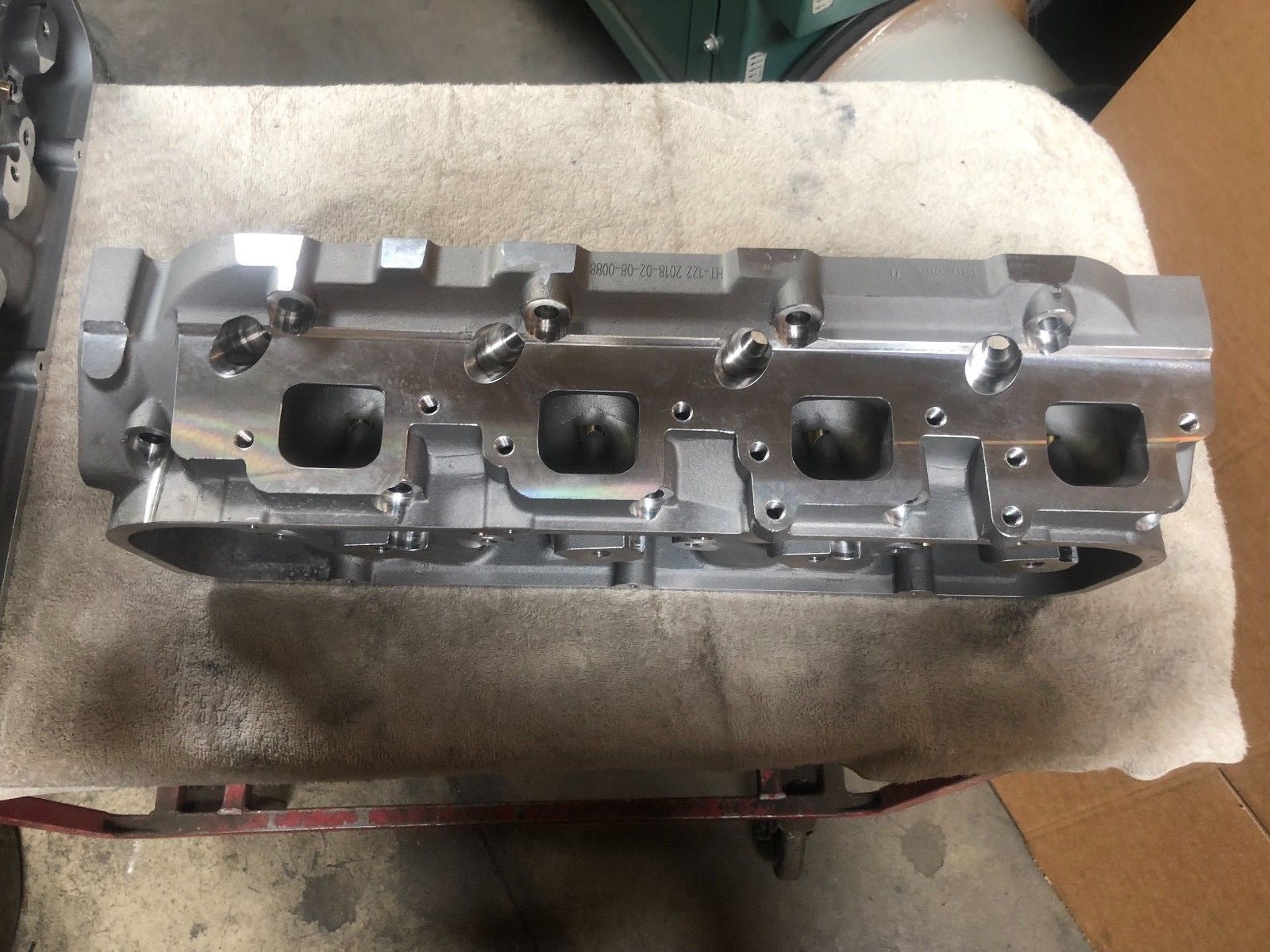 Chevy 396 427 454 496 502 BBC Pair (2) Bare Aluminum Heads Oval Port ...