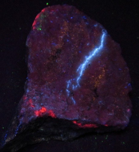 Aragonite "Lightning Bolts" Calcite Fluorescent Mineral Long Lake ...