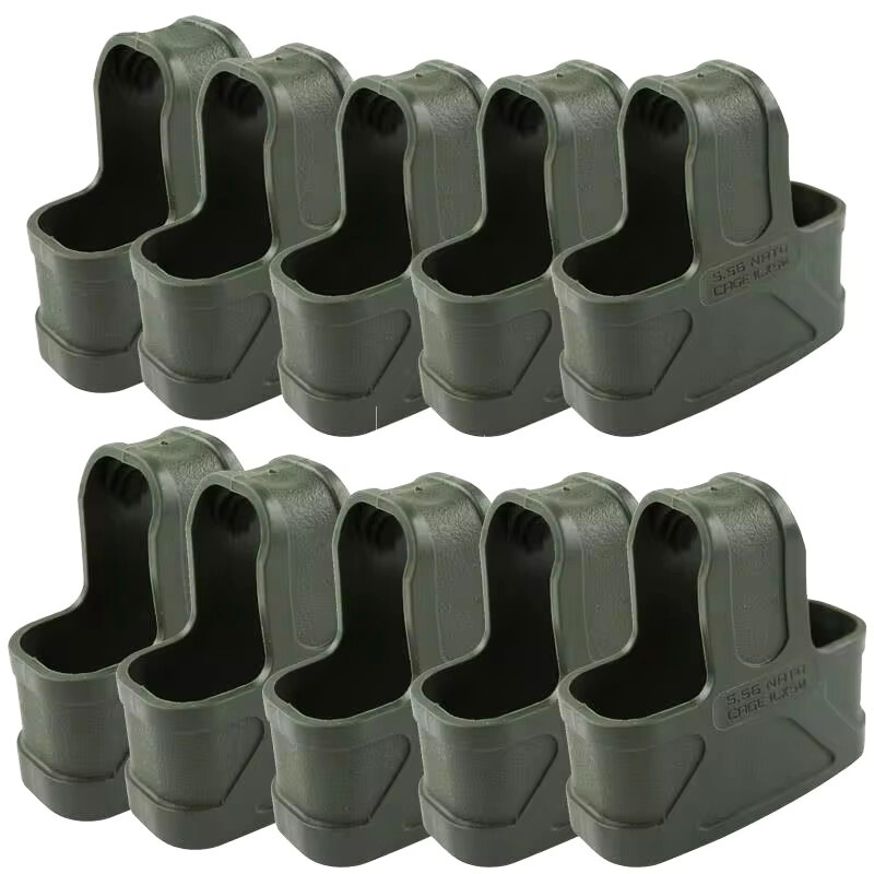10Pcs Tactical 5.56 Mag Rubber Pull Rubber NATO Cage Loops Fast ...