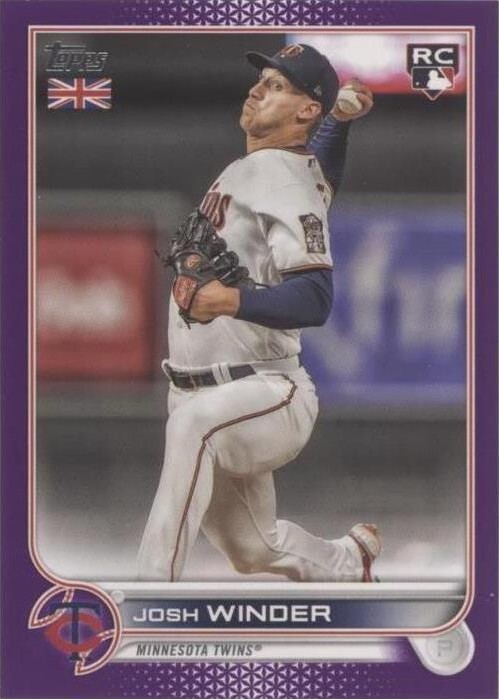 2022 Topps UK Edition - Josh Winder #218 Purple /50 (RC) for sale ...