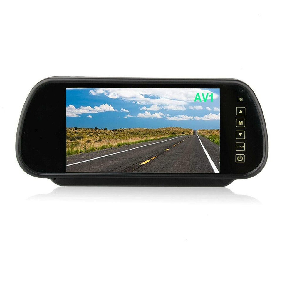 7" Parking Rear View Monitor Mirror Screen for Truck Car Backup Parking ...