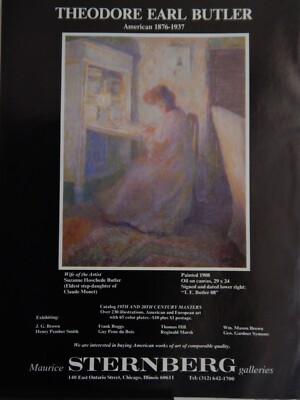 THEODORE EARL BUTLER ART PIECES ORIG VTG 1978-2 ADVERTISEMENT, | eBay