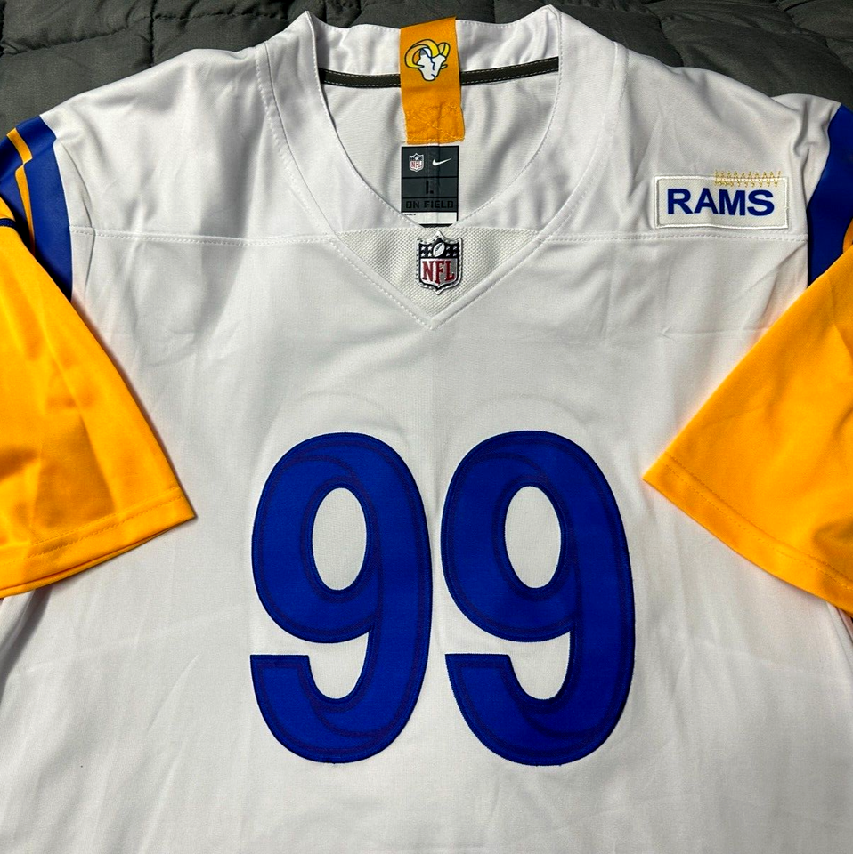 NFL Los Angeles Rams #99 Aaron Donald Nike Football Jersey Men's SZ: L ...