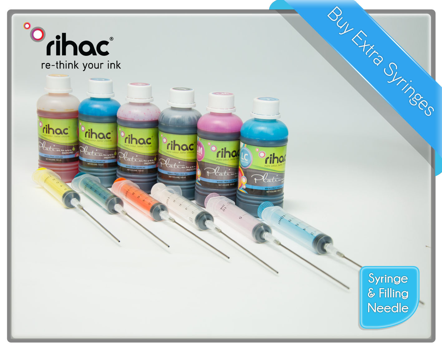 RIHAC CISS Refill ink for Epson T0491 T0492 T0493 T0494 T0495 T0496 ...