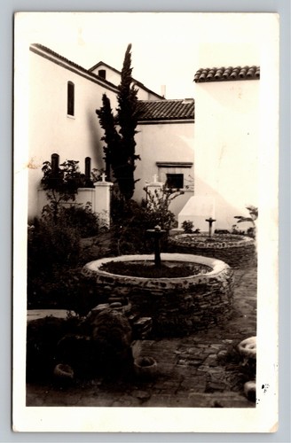 RPPC Father Peyri's Court San Luis Rey Mission California VTG Unused ...