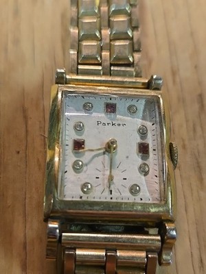 2 Women's Watches Vintage Parker With Stones Fred Belay | eBay