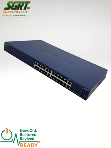 Netgear ProSafe GS724TP V1H2 24-Port POE Gigabit Stackable Smart Switch ...