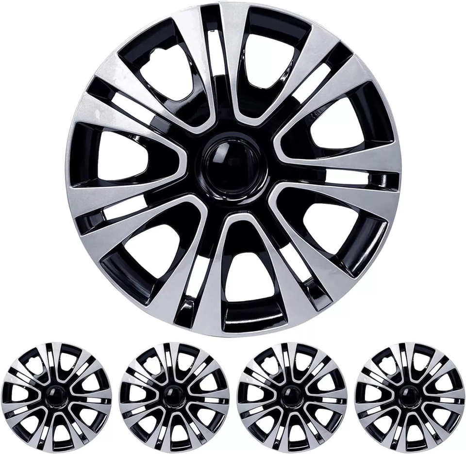 4X 15" Wheel Covers Snap On Hubcaps Full Hub Caps Fit for R15 Tire ...