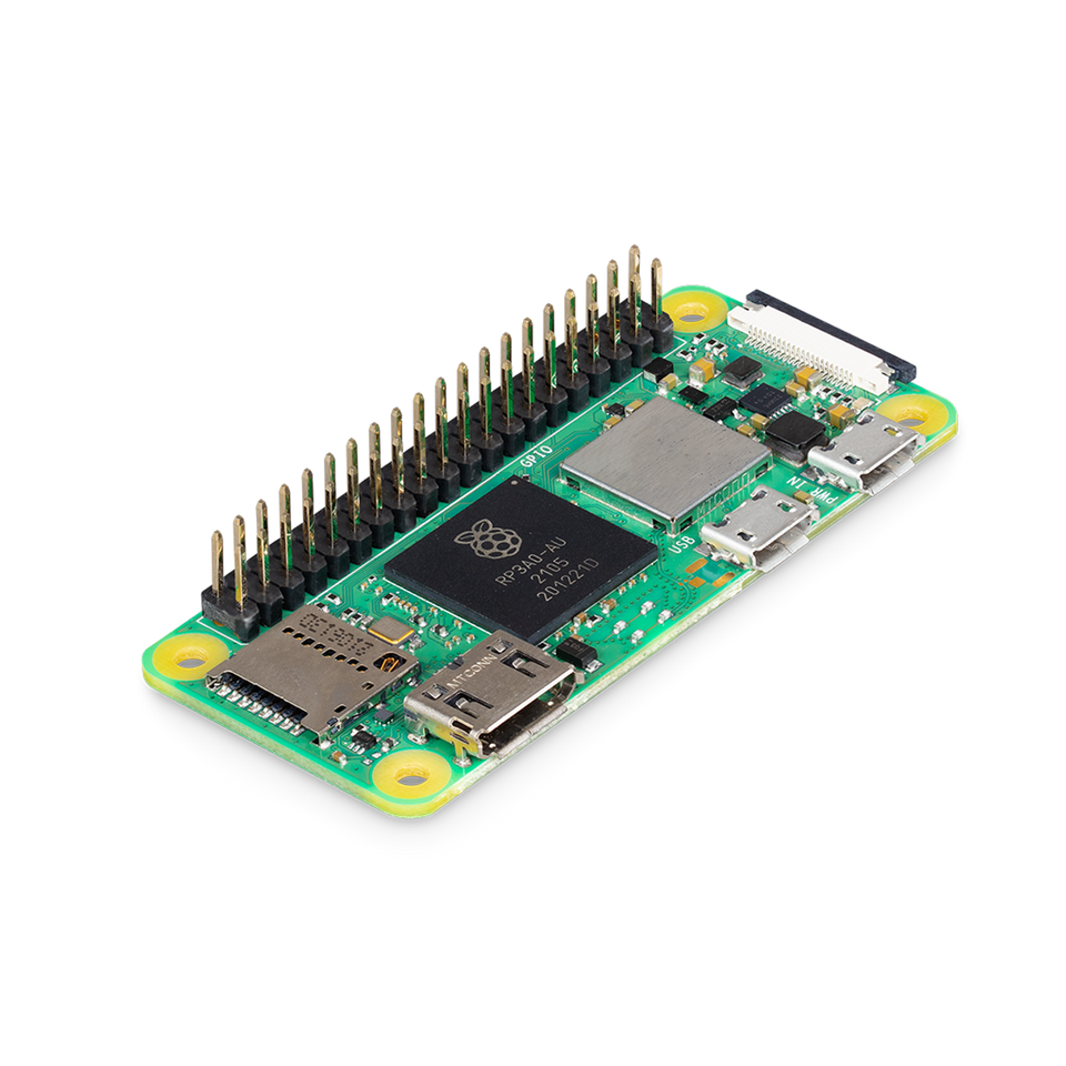 🔥 Raspberry Pi Zero 2 W with Headers RP3A0-AU (Wifi, Bluetooth, WH SBC ...