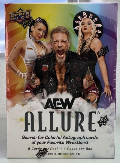 2024 Upper Deck AEW Allure Wrestling 20Ct. Blaster Box | Factory Sealed ...