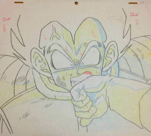Dragon Ball Z Vegeta Original Production Used Animation Drawing Genga ...