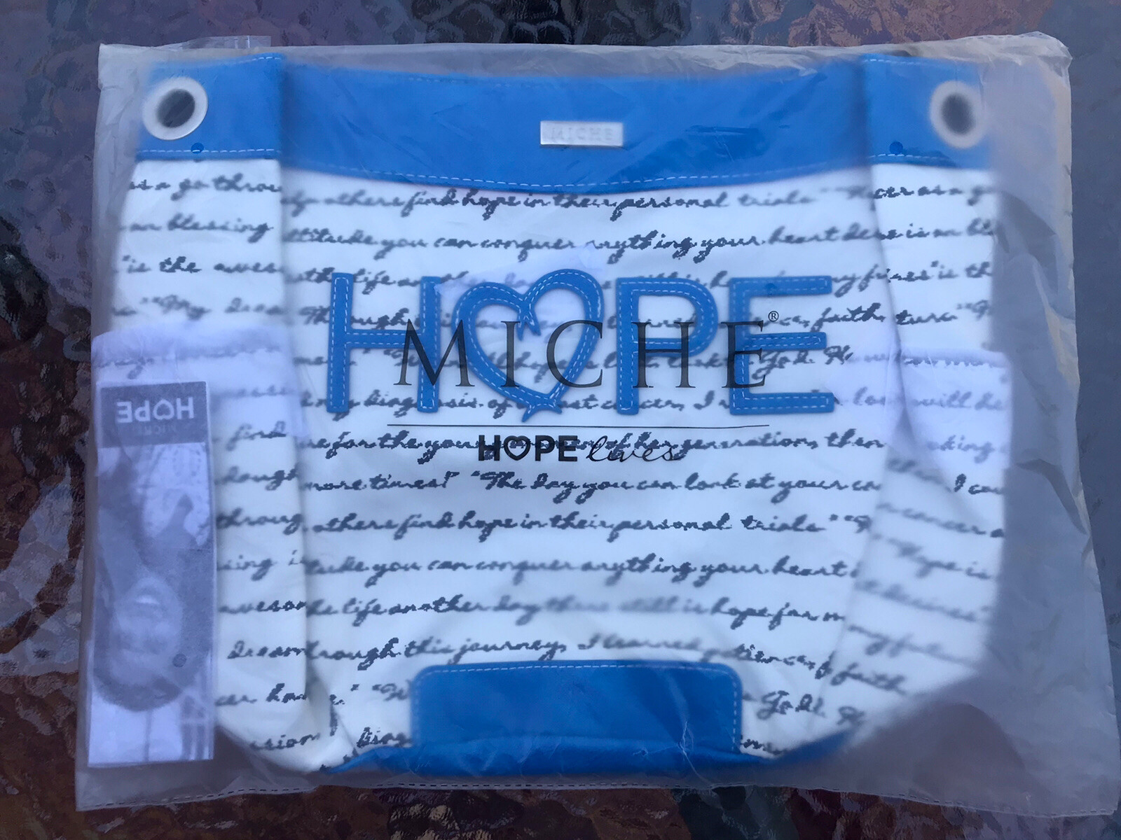 Miche Hope Demi Shell-Blue & White! Brand new never been opened !! | eBay