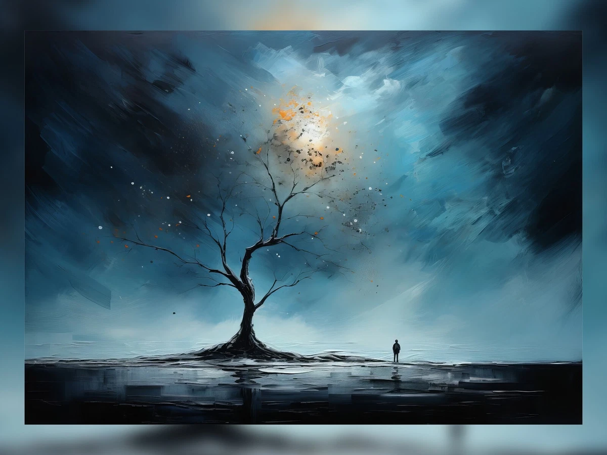 Bare Tree Painting