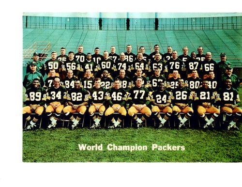 1965 WORLD CHAMPION GREEN BAY PACKERS 8X10 TEAM PHOTO WISCONSIN ...