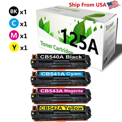 125A Toner Cartridge CB540A-3A for CP1214 CP1519ni MF8040Cn Printer ...