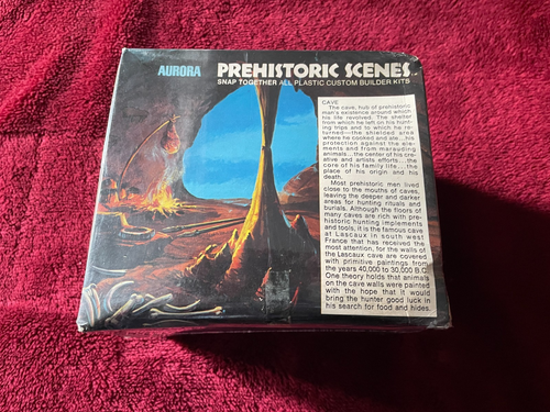 AURORA PREHISTORIC SCENES CAVE MODEL FACTORY SEALED BOX 1972 RARE | eBay UK