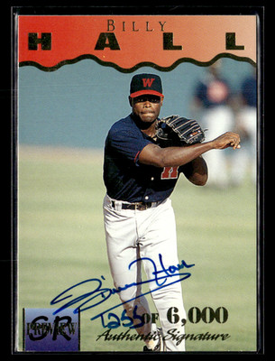 Billy Hall 1995 Signature Rookies Auto 1255/6000 | eBay