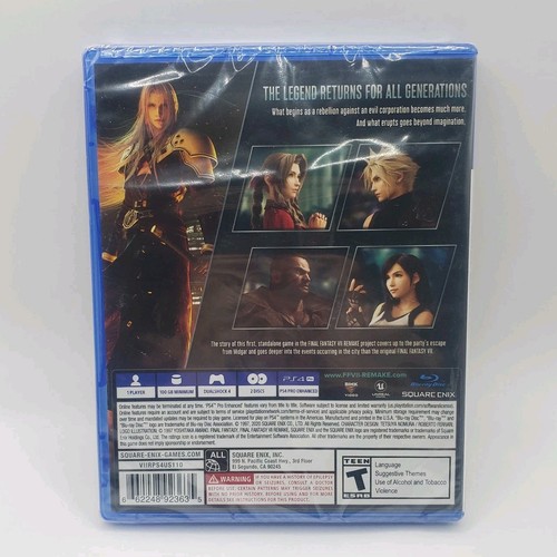 Final Fantasy VII Remake (FF7)w/ Exclusive Art Cards (PlayStation 4) [Brand New] | eBay